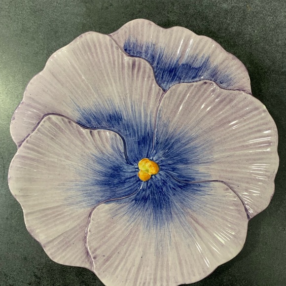 Vietri | Other | Vintage Vietri Pansy Plate | Poshmark